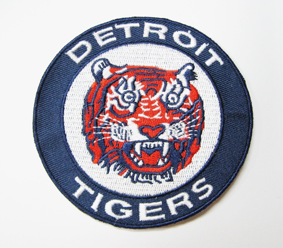 LOT OF (3) BASEBALL DETROIT TIGERS EMBROIDERED PATCHES (TYPE D) ITEM ...