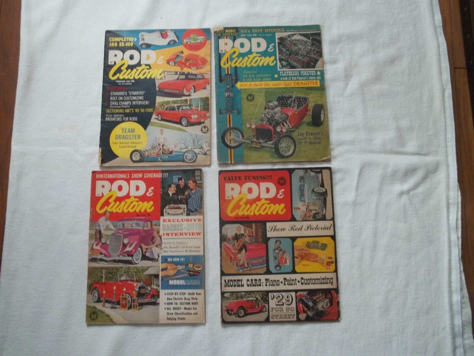 Lot of 4 ROD & CUSTOM MAGAZINES 1960's | eBay