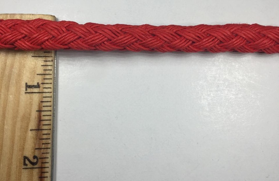 1/2" Plastic Braided Tubular Drawstring Cord -10 Continuous Yards- Many ...