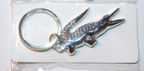 200 New Lacoste Silver Crocodile Keychain Alligator | eBay