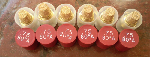SIX (6) NEW .75-80* A HOLLOW DELAVAN OIL BURNER NOZZLE | eBay