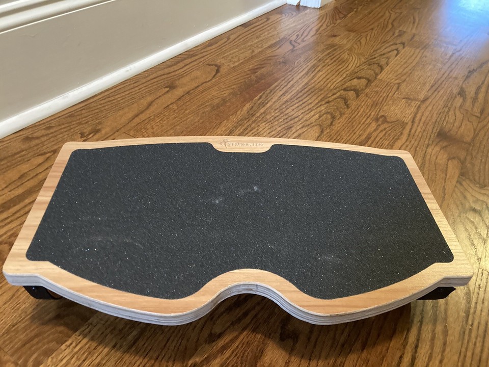 Strongtek Wooden Rocking Foot Rest Stool | eBay