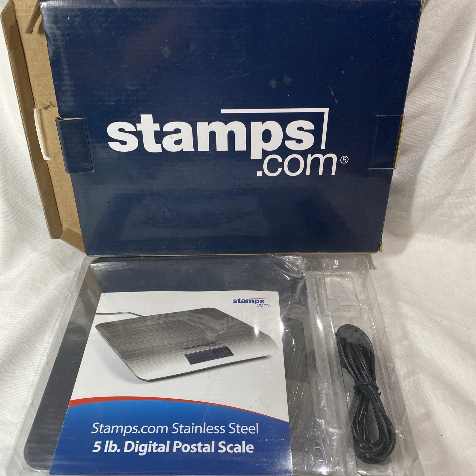 Stamps.com Stainless Steel SDC 550 5lb Digital Postal Scale for sale ...