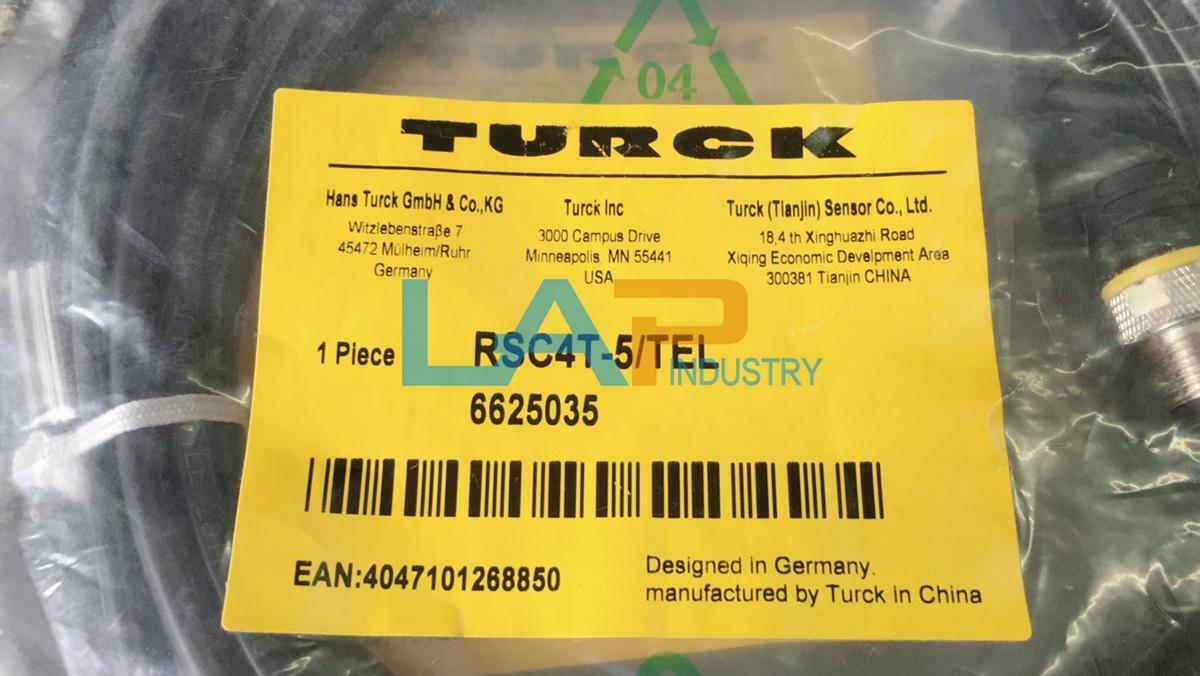 1PCS New For TURCK Sensor Cable RSC4T-5/TEL 6625035 | eBay