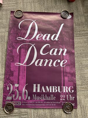 #8 1996 Dead Can Dance Rare Original 4AD Label Record Store Promo ...