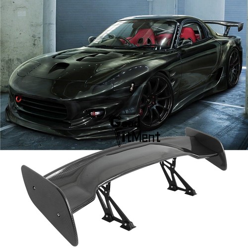 For Mazda RX-7 RX-8 57" GT-Style Carbon Fiber Car Rear Trunk Spoiler ...