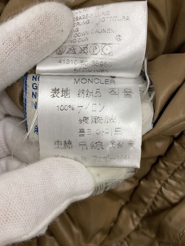 MONCLER DOWN JACKET 2 POLYESTER Black SOLID EVER Used | eBay