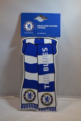 Chelsea Football Club Scarf Car Sign. CFC Sports Memorabilia | eBay UK