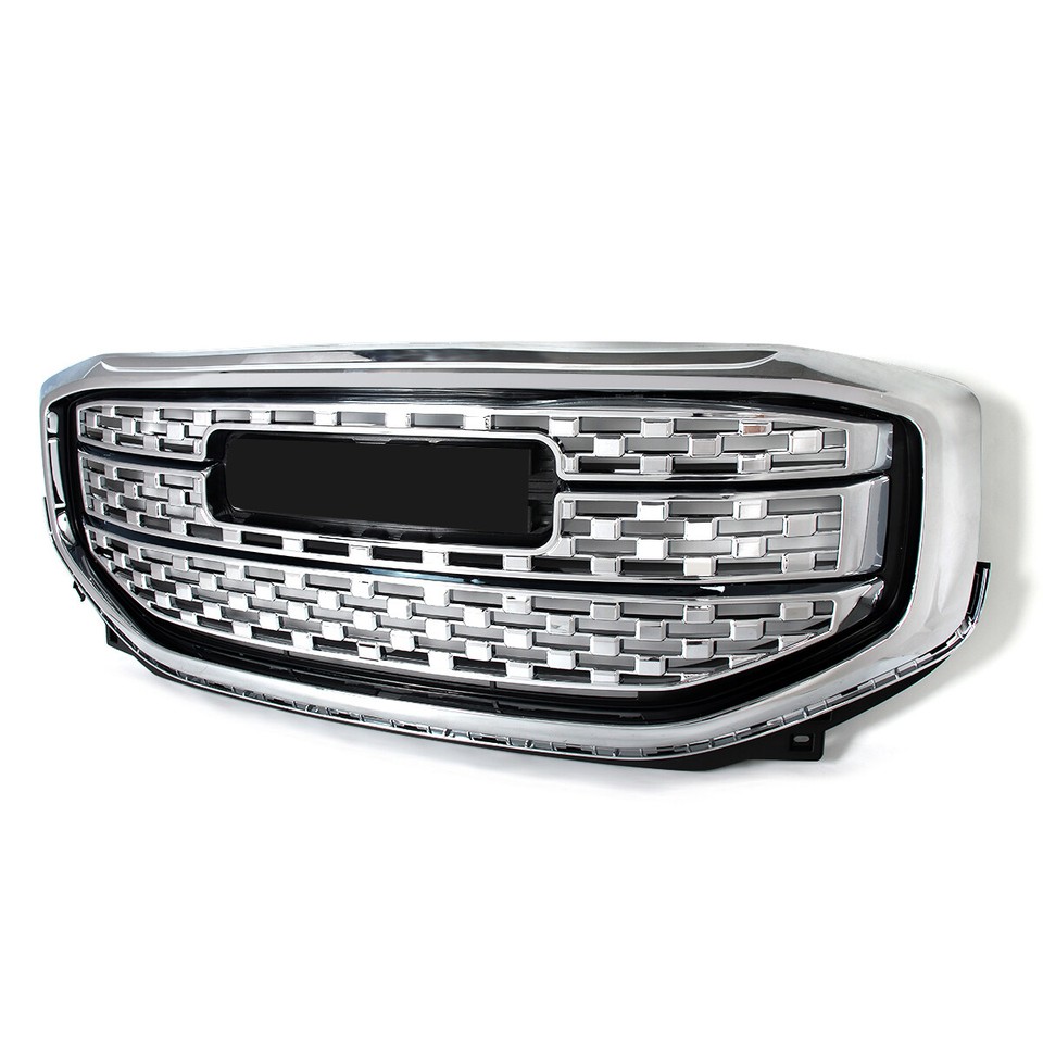 For 2017 2018 2019 GMC Acadia Denali Front Upper Grille Assembly Chrome ...