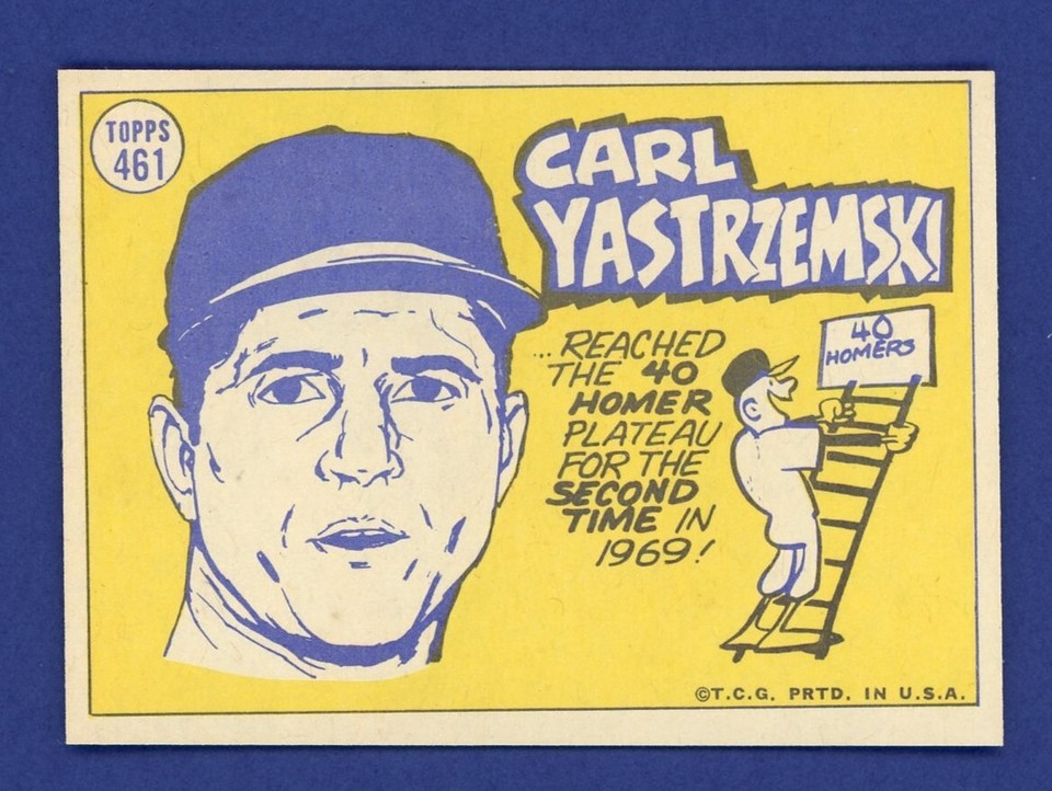 1970 Topps Carl Yaz Yastrzemski #461 NM MT | eBay