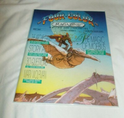 MAY 1987 FOUR COLOR MAGAZINE #5 VOL 1 Poster INSIDE | eBay