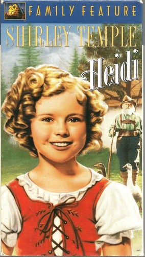 Heidi VHS 2001 Colorized Shirley Temple Jean Hersholt Arthur Treacher Drama VTG | eBay