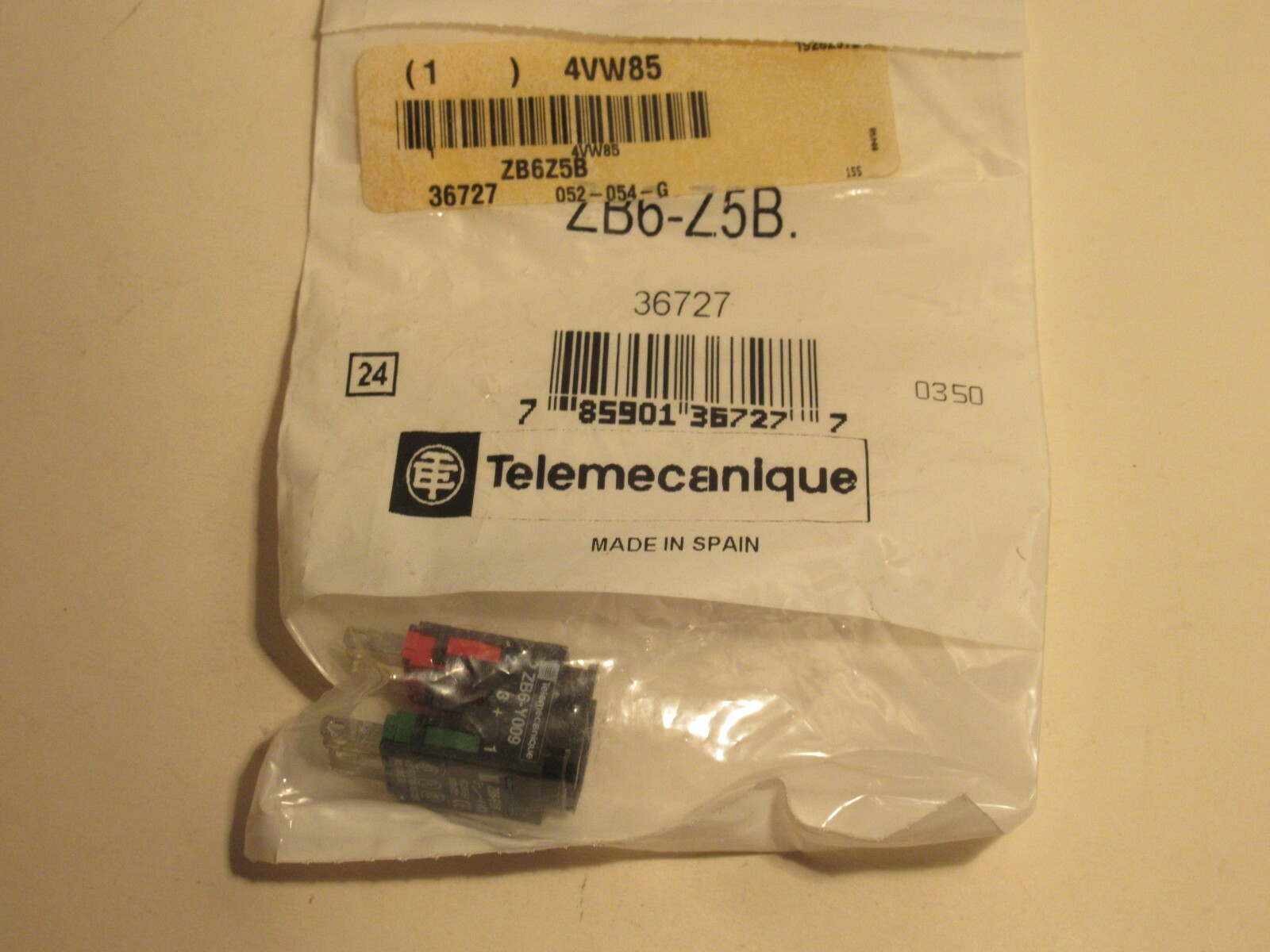 TELEMECANIQUE ZB6-Z5B ZB6Z5B CONTACT BLOCK NEW | eBay