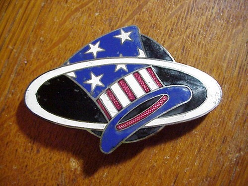 WW1 US 94th AERO SQUADRON Enameled ENCIRCLED TOP HAT Jacket BREAST PIN ...