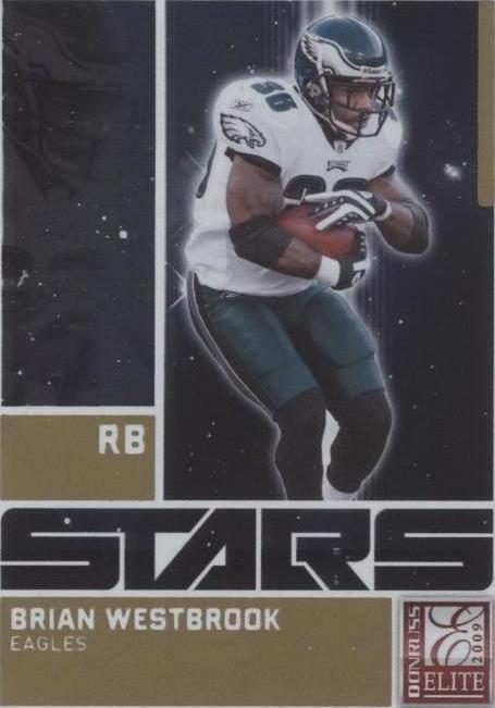 2009 Donruss Elite - Stars Brian Westbrook #8 Gold /899 for sale online ...