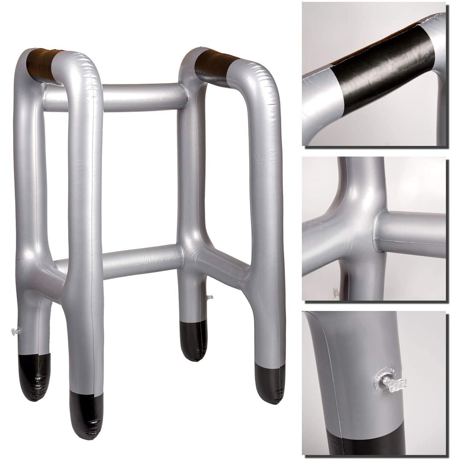 Van Der Linn Inflatable Zimmer Frame Crutch Walking Stick Blow Up ...