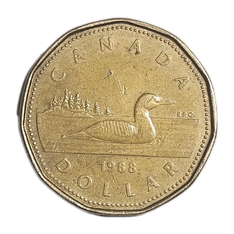 1988 Canada One Dollar Loon Coin Canadian $1 | eBay