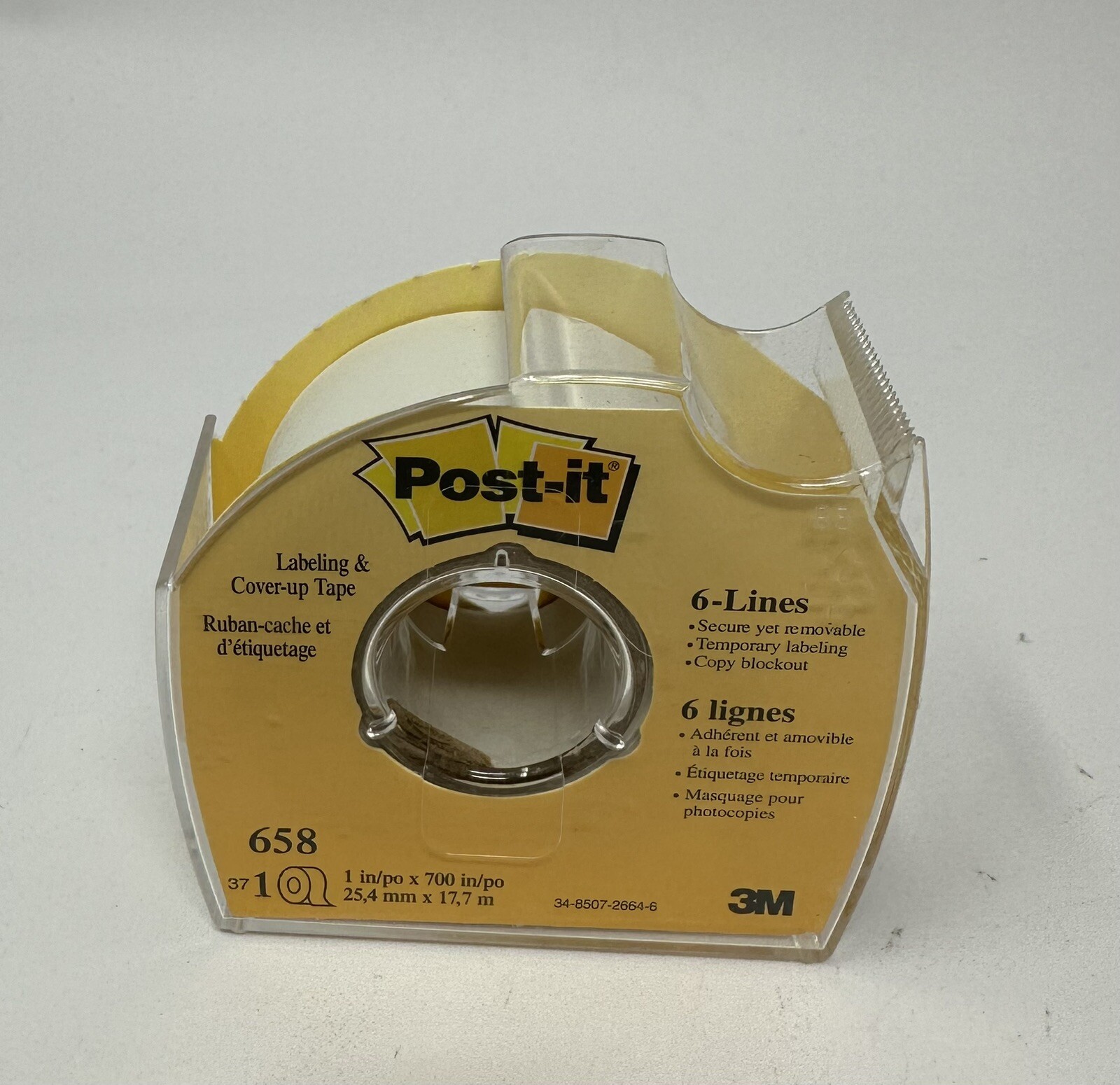 Post It Note Dispenser Post-it Labeling Tape - 4 Rolls Of Removable ...