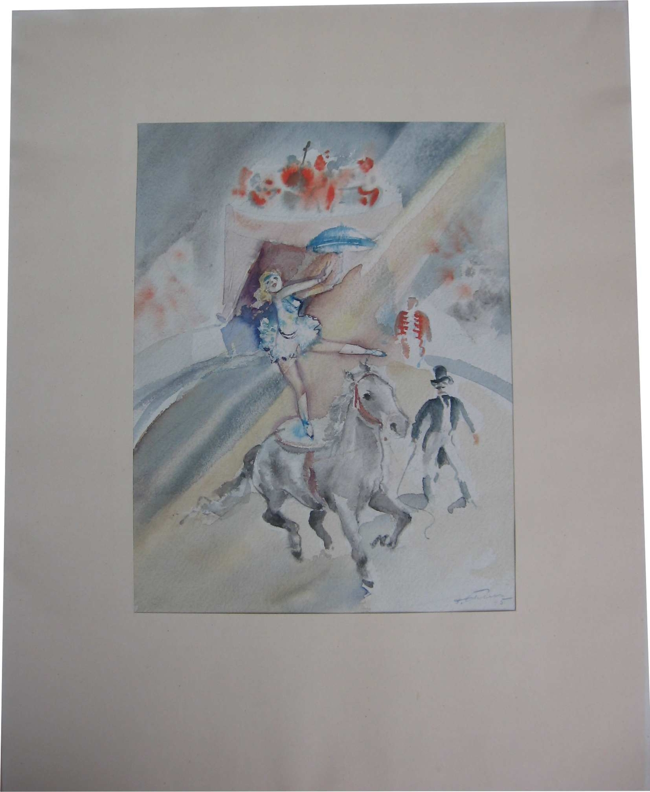 Henry Ehlers 1897-1988 ? Deutscher EXPRESSIONIST CIRCUS Pferdedressur ...