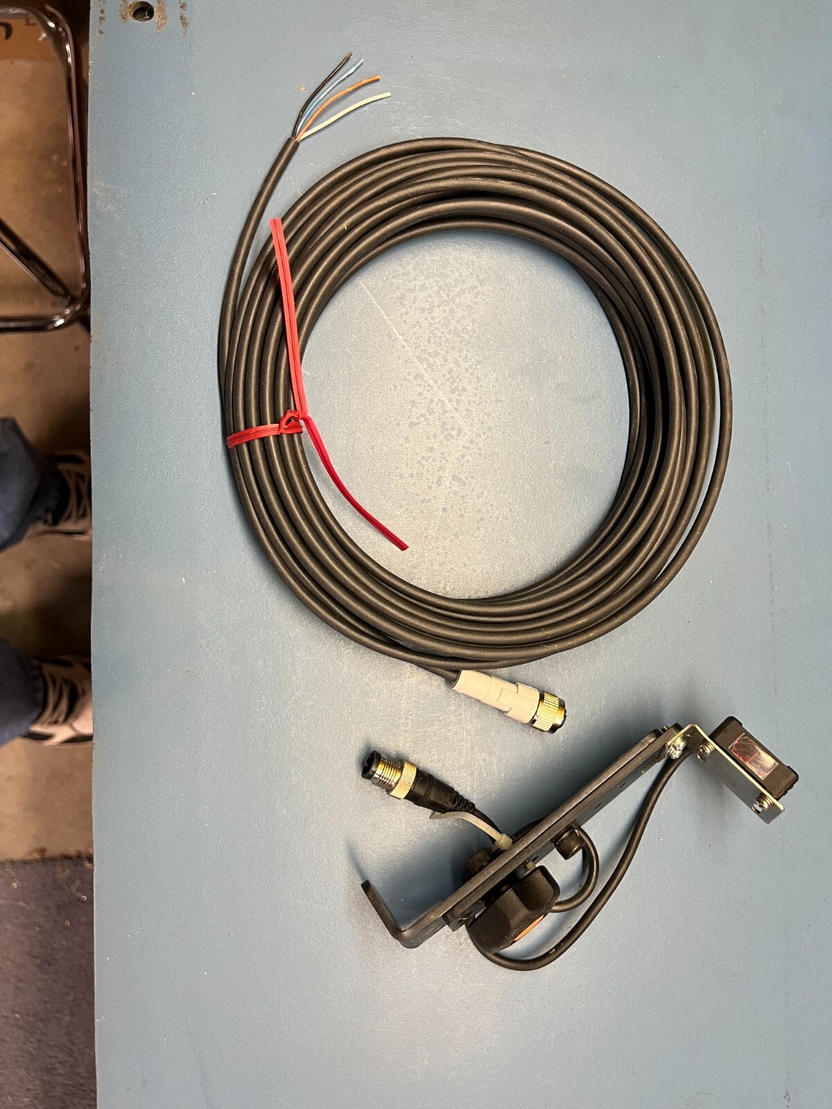 Keyence PZ-G41EN w/ 4 Pin Square Reflective M12 Connector Cable | eBay