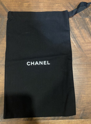 EMPTY CHANEL Gift Bag for Scarf Belt Shirt Jewelry Drawstring top 12” x ...