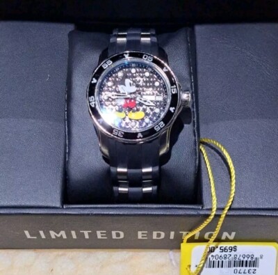Invicta Limited Edition Mickey Mouse Watch New In Case | eBay