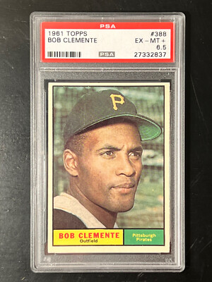 1961 Topps Roberto (Bob) Clemente #388 PSA 6.5 EX-MT + | eBay
