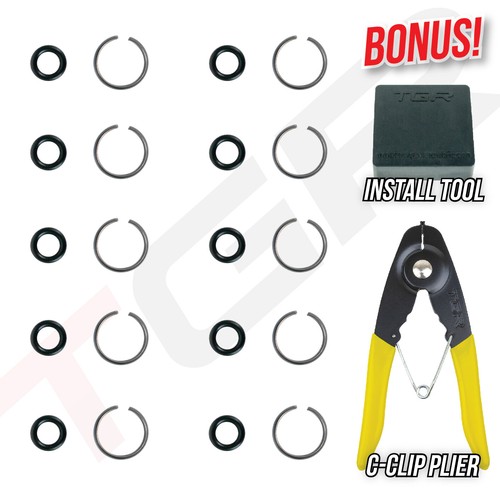 1/2" Impact Socket Retaining Ring with O-Ring (10 Sets) with BONUS ...
