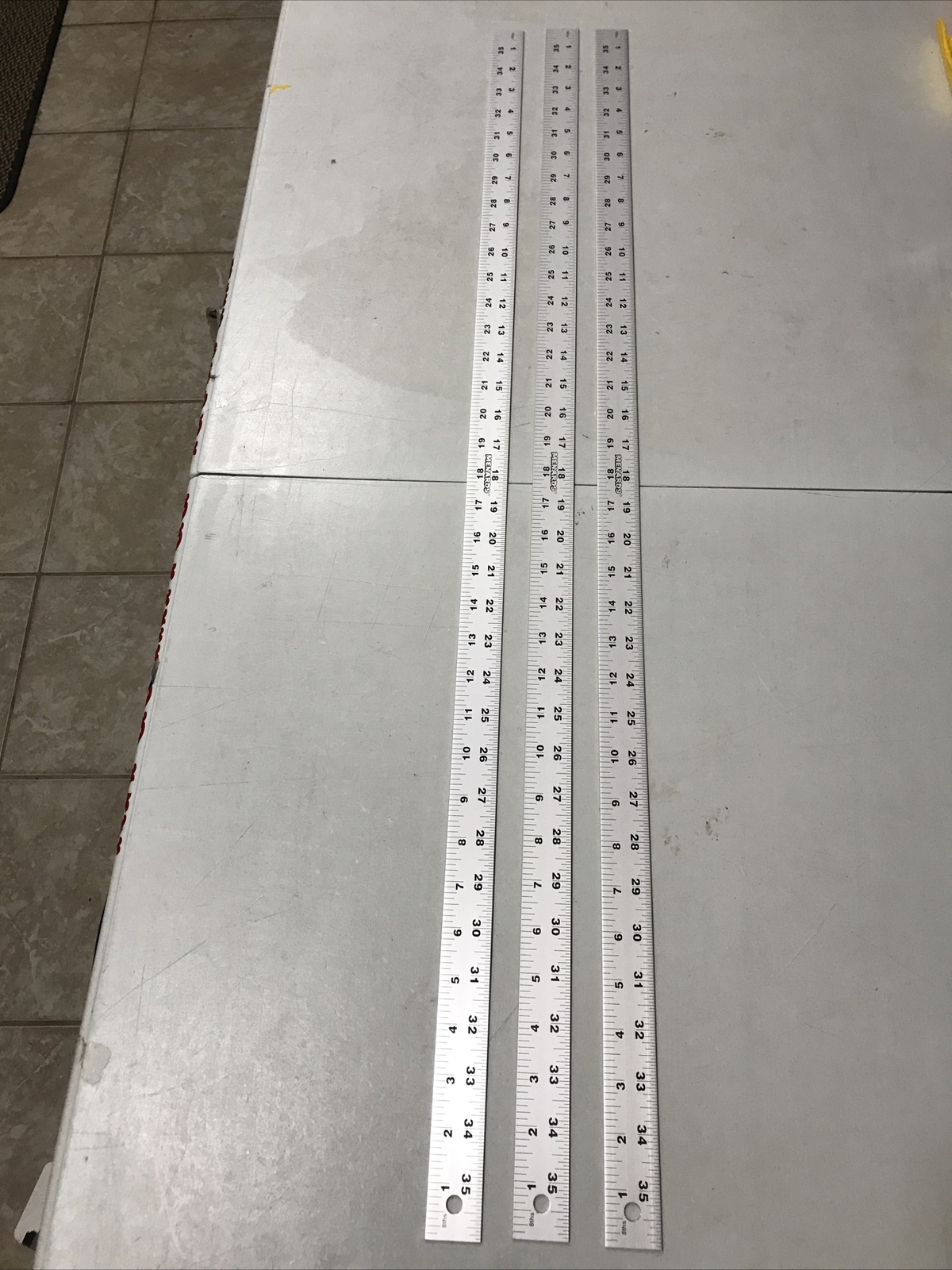 3-Menards 36” Aluminum Yardstick (2-shelf) | eBay