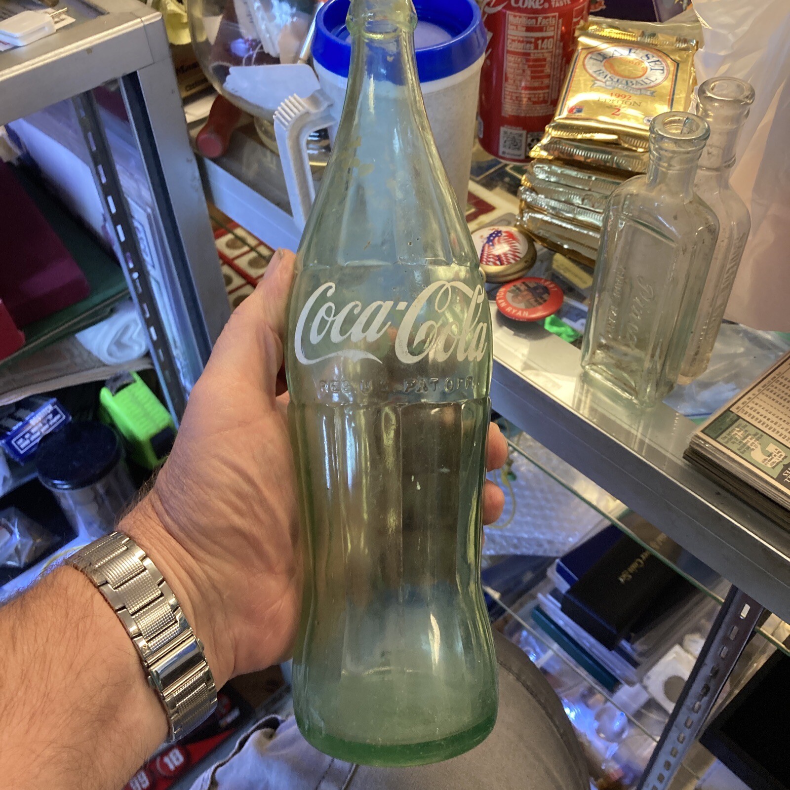 Vintage 26 oz 1 Pt 10 oz Coke Coca Cola Bottle 1956 ACL letters ...