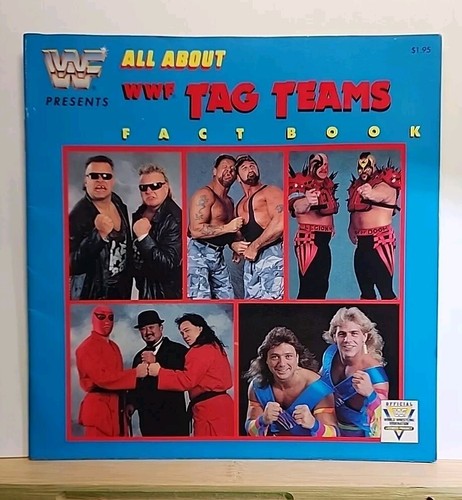 Vintage All About WWF Tag Teams Fact Book Wrestling | eBay