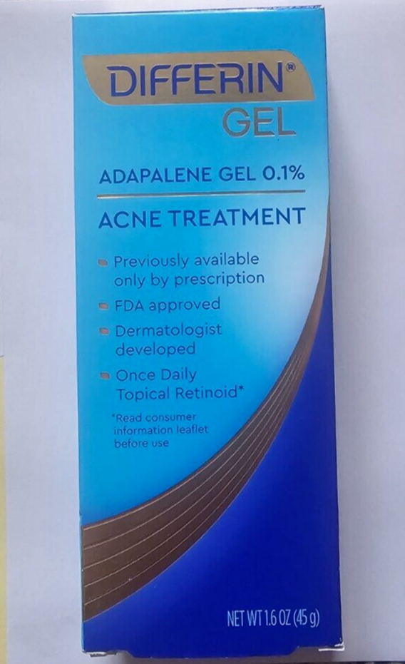 Differine gel 0.1% Adapalene Gel Acne Treatment, 1.6OZ | eBay