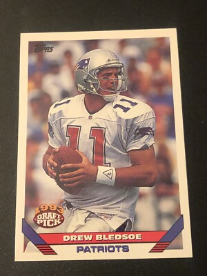 1993 Topps Drew Bledsoe #400 Rookie RC | eBay