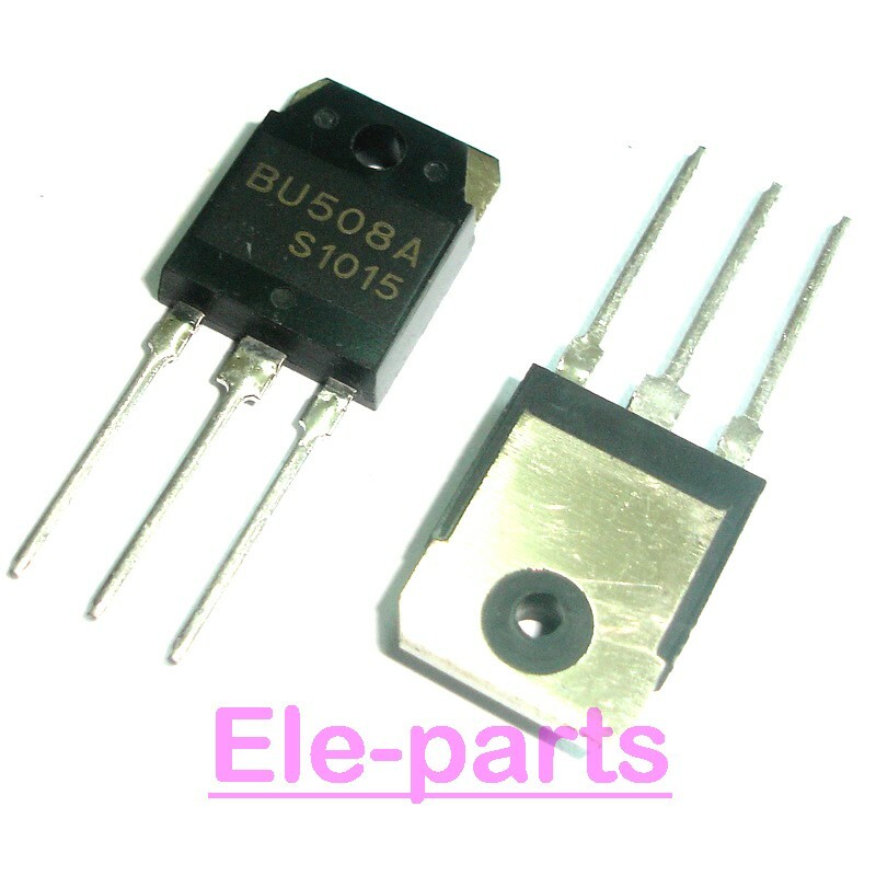 10 PCS BU508A TO-247 BU508 5A 1500V 125W Silicon NPN Power Transistor ...