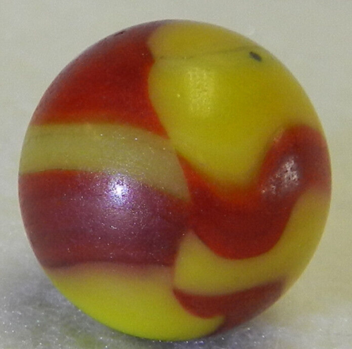 #18026m Hard To Find Peltier Glass NLR Ruby Bee Marble With Aventurine ...