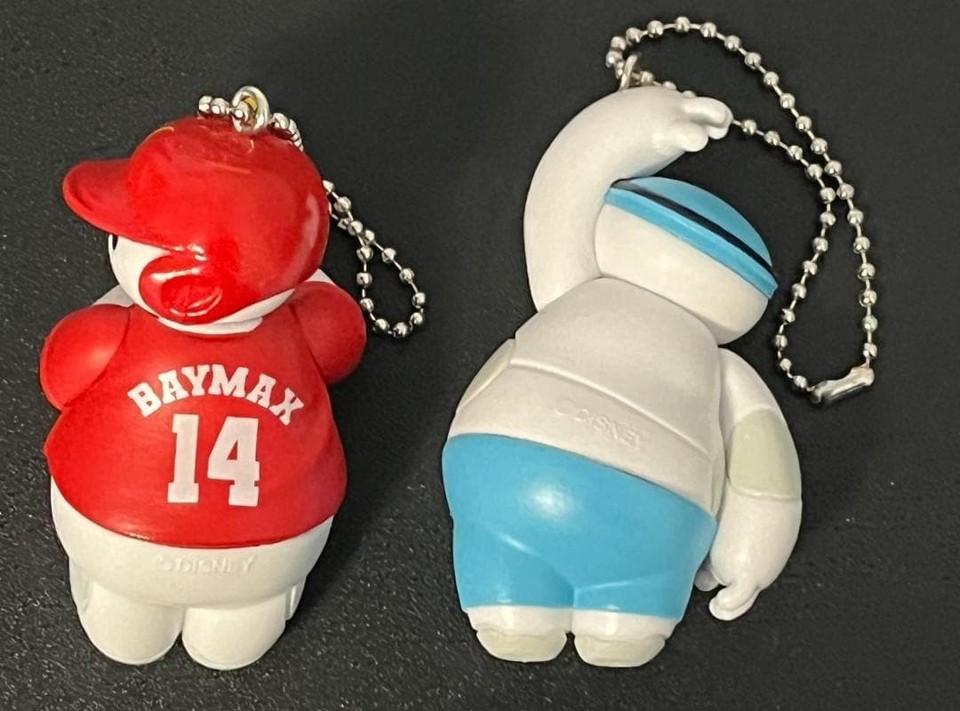 Baymax Figure Charm Set Tokyo Disneyland Capsule Toy Used Swim & | eBay