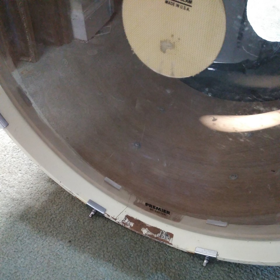 Vintage Premier Drum Kit White/Cream 1990s Made In England | eBay