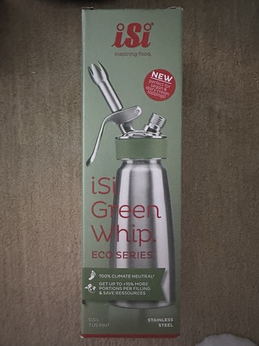 iSi Eco Series Green Whip Stainless Steel Whipper, 1 Pint. NIB | eBay