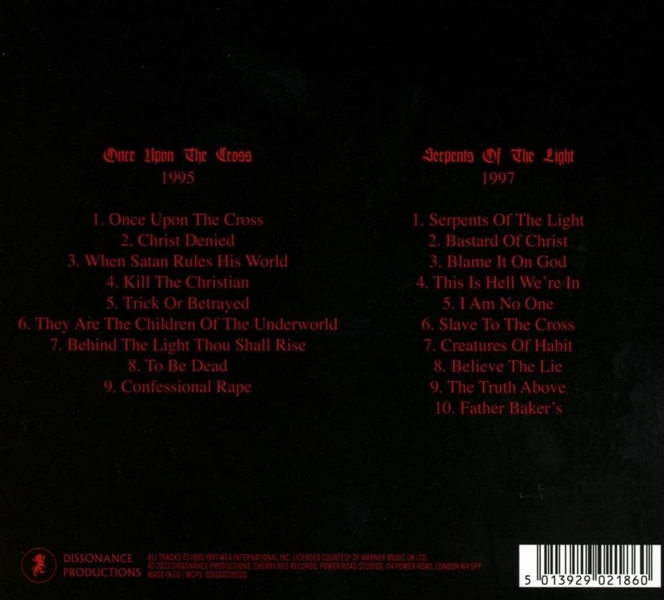 Deicide Once Upon the Cross/Serpents of the Light (CD) Album | eBay