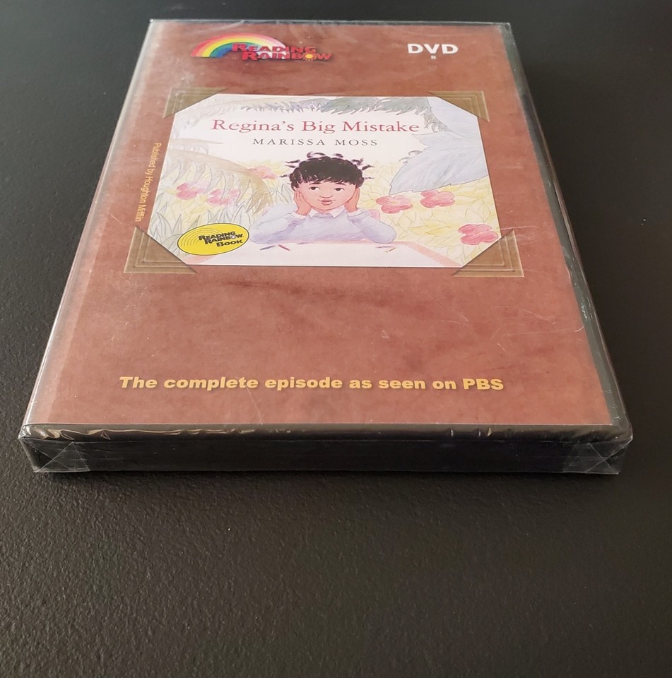 reading rainbow REGINAS BIG MISTAKE levar burton SEALED DVD pbs ep #128 ...