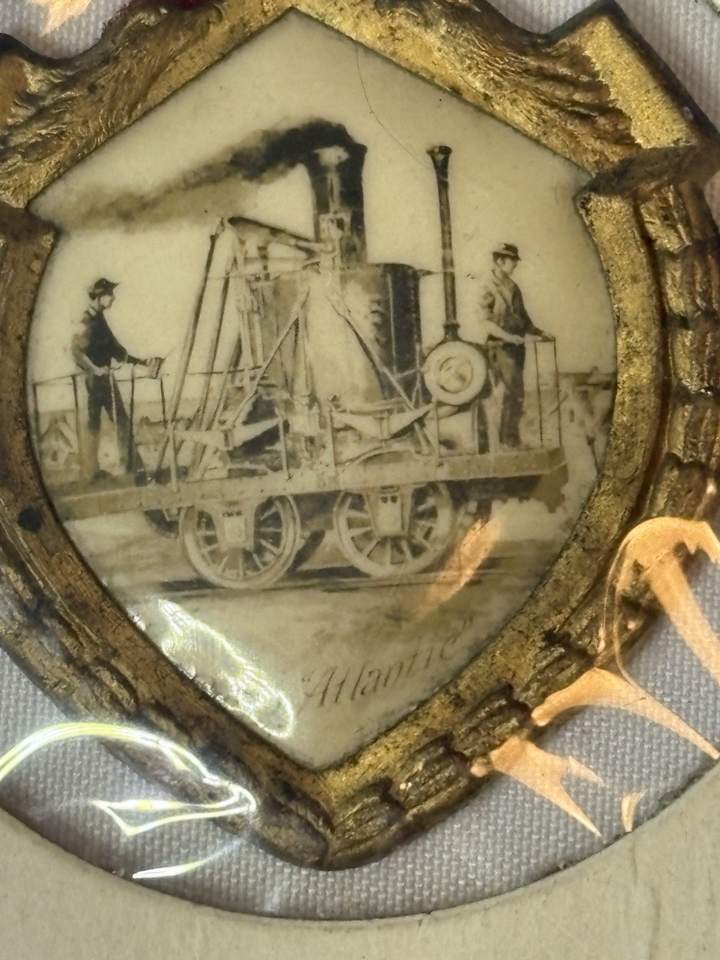 B&O Railroad 1880's Steam Medal Baltimore & Ohio RR Steam Engine - Very ...