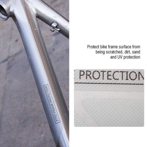 New Bicycle Frame Protector Stickers Scratch Resistant Road Bike Frame ...