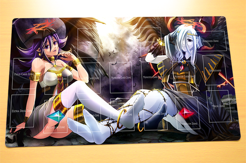 No.145 Yugioh Card Game Custom Playmat Darklord Ixchel & Condemned Darklord | eBay