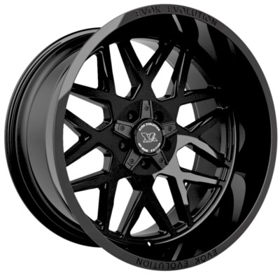 20x10 -19 Gloss Black Evok EV504 5x127 5x139.7 5x5 5x5.5 Wheels Rims | eBay