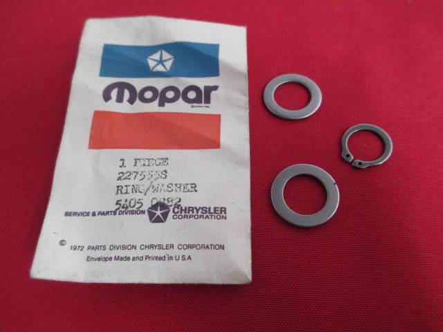 Starter Pinion Shaft Washer & Retainer Ring 59-79 Models NOS MOPAR ...