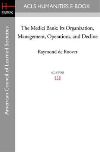 Raymond De Roover The Medici Bank (Paperback) | eBay