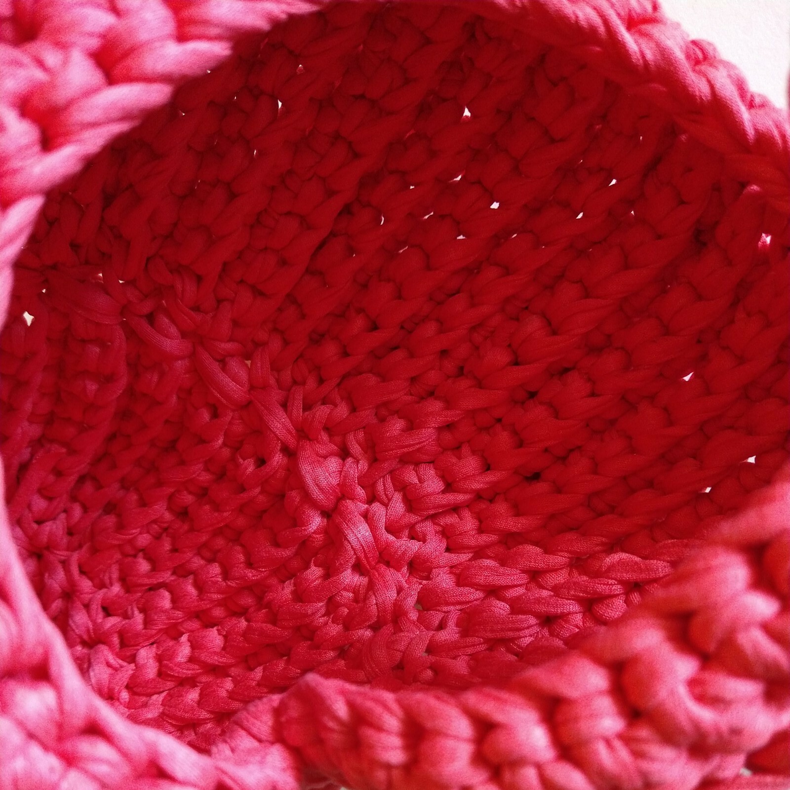 New Handmade Spiral Sea Shell Crochet Basket Wall Hanging Home Decor ...