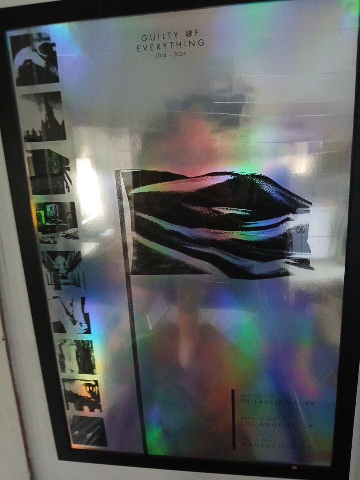 Nothing Whirr Holographic 2024 Tour Poster | eBay