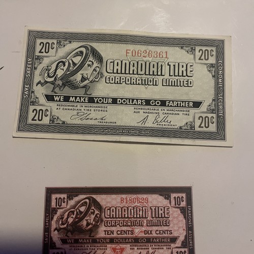 Uncirculated 20 Cent Canadian Tire Gas Bar Coupon 1962 Rare CTC Mint | eBay