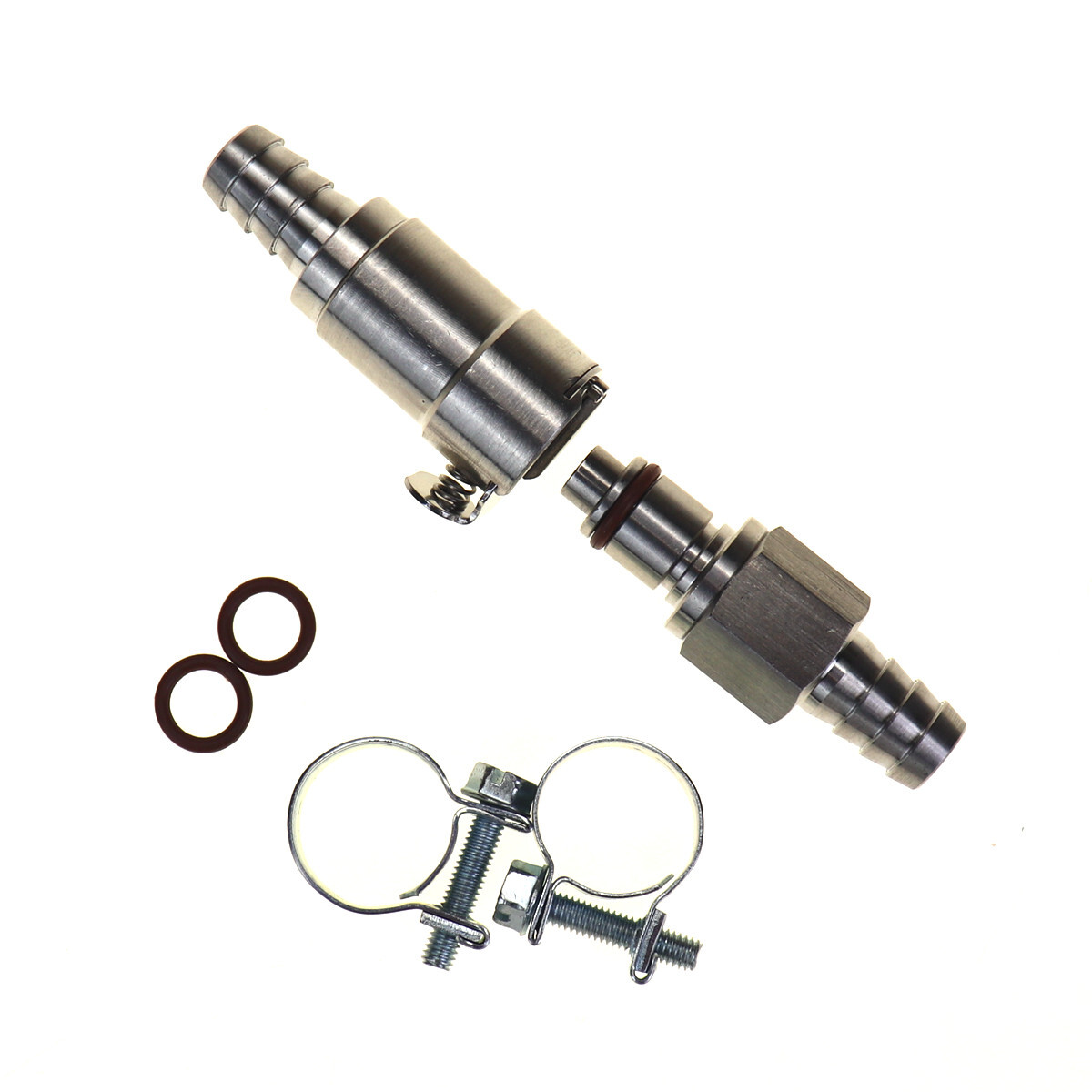Boat 3/8" Gas Tank Fuel Line Hose Quick Release Connect Disconnect ...